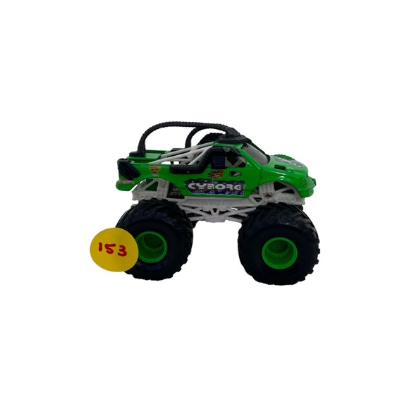 Toys | Green Cyborg Hot Wheels Monster Jam Truck | Poshmark